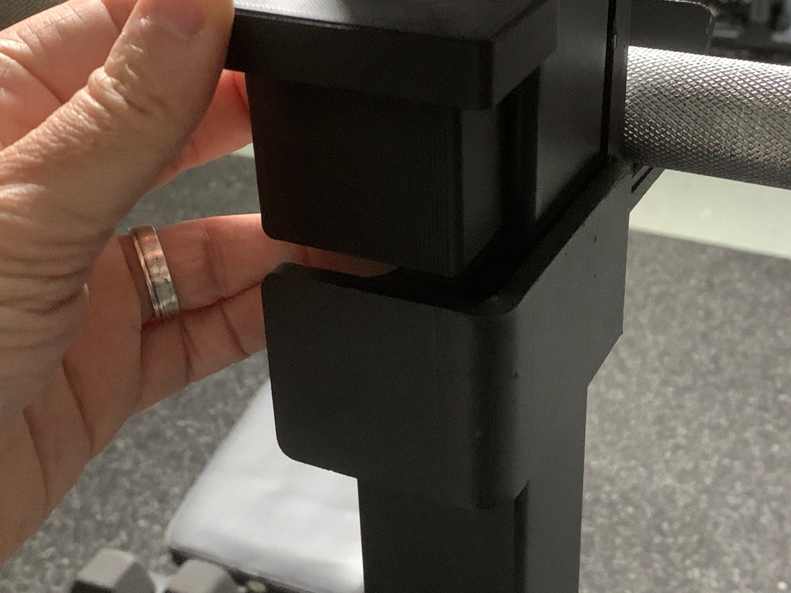3D Printed J Cup Adapter for Power Racks, Fix Loose J Hooks, PETG ...