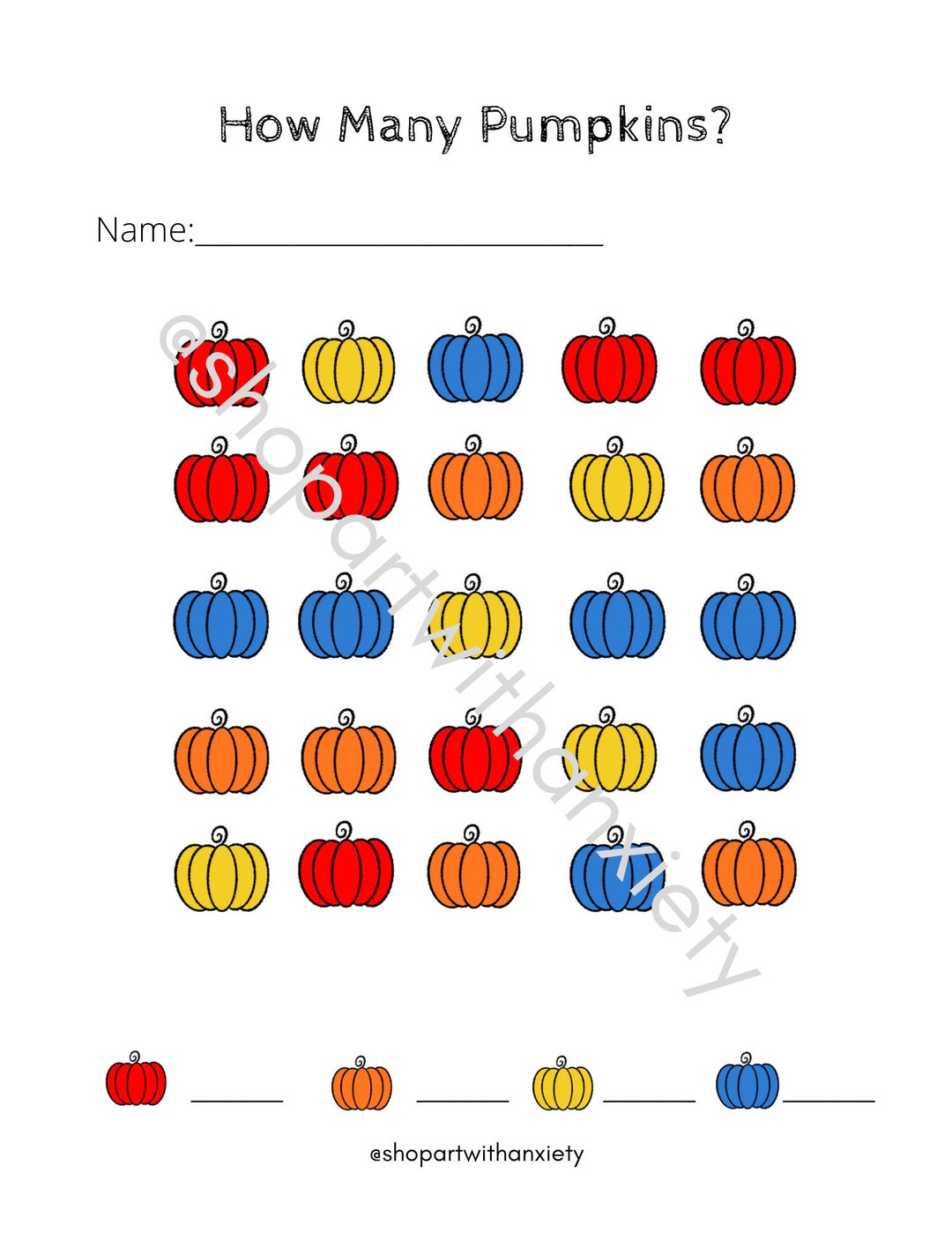 Printable Preschool/pre-k Worksheets 5pgs - Etsy