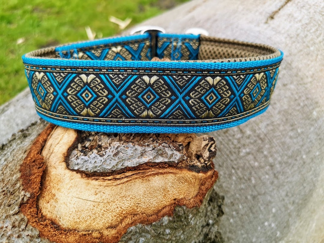 Beautiful Extra-wide Dog Collar (4 Cm), Soft Padding, Adjustable ...