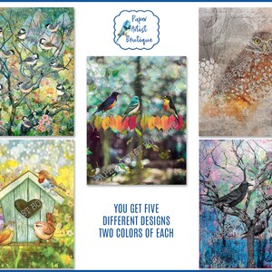 Artist Designed Printable Scrapbooking Journal Collage Papers Set of ...