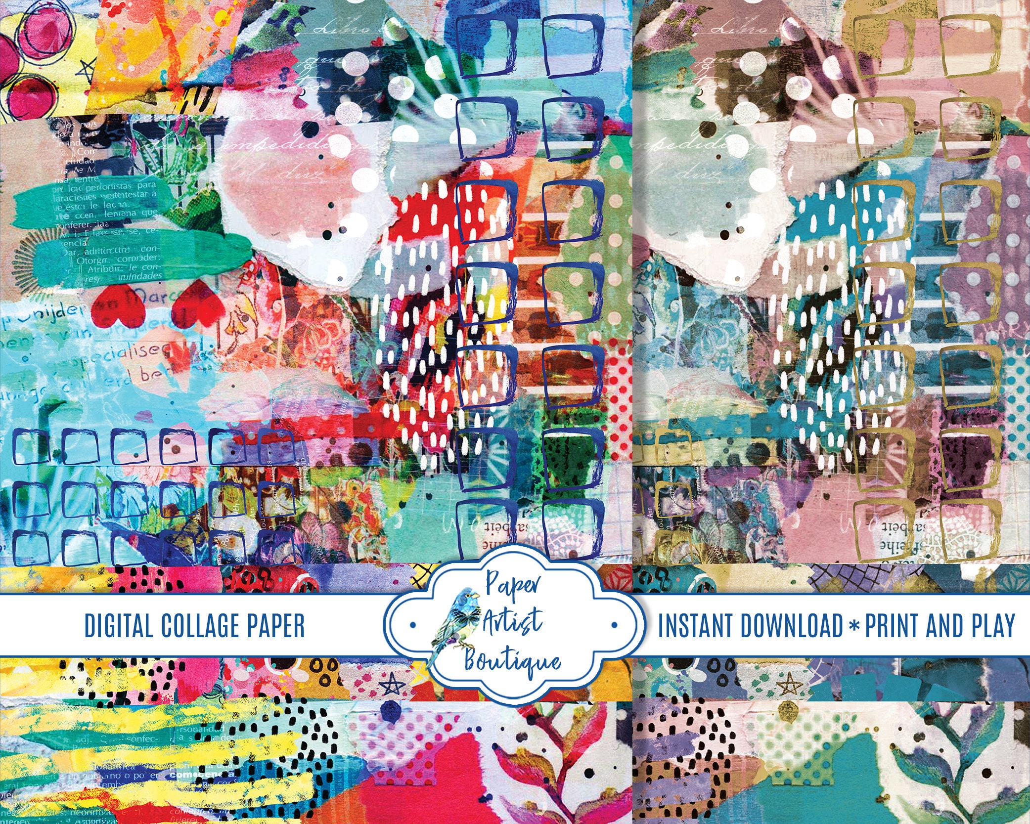 Visual Arts Printing & Printmaking Collage Paper Artist Designed For ...