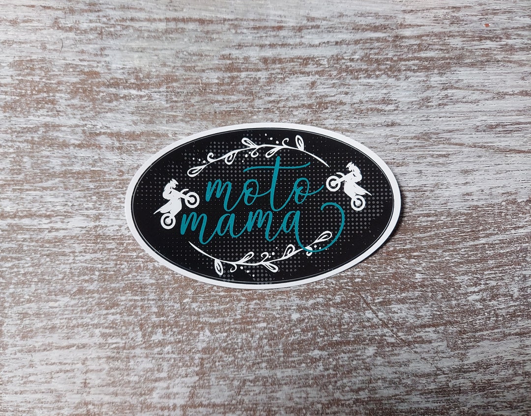 Moto Mama Sticker - Etsy