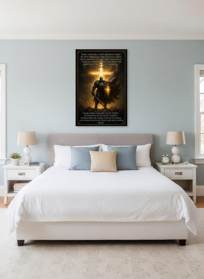 Isaiah 41:10 KJV Warrior Art – Bible Verse Poster - Etsy