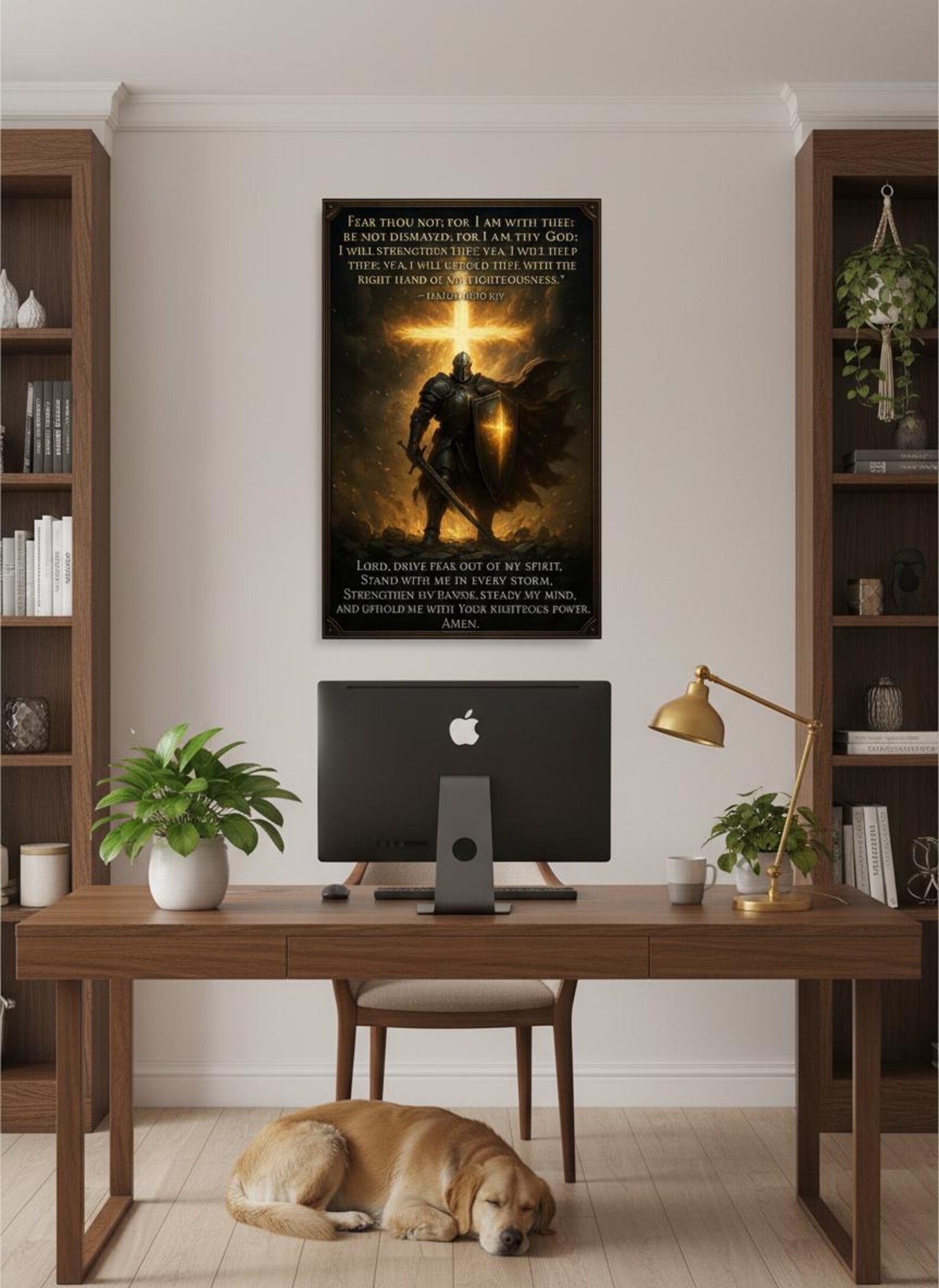 Isaiah 41:10 KJV Warrior Art – Bible Verse Poster - Etsy