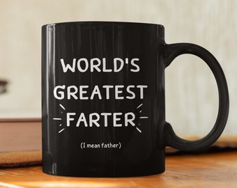 Worlds Greatest Farter Mug Funny Fathers Day Mug Worlds Best - Etsy