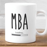 MBA Loading Mug - Masters Degree Gift Idea- Master's Degree Graduation ...