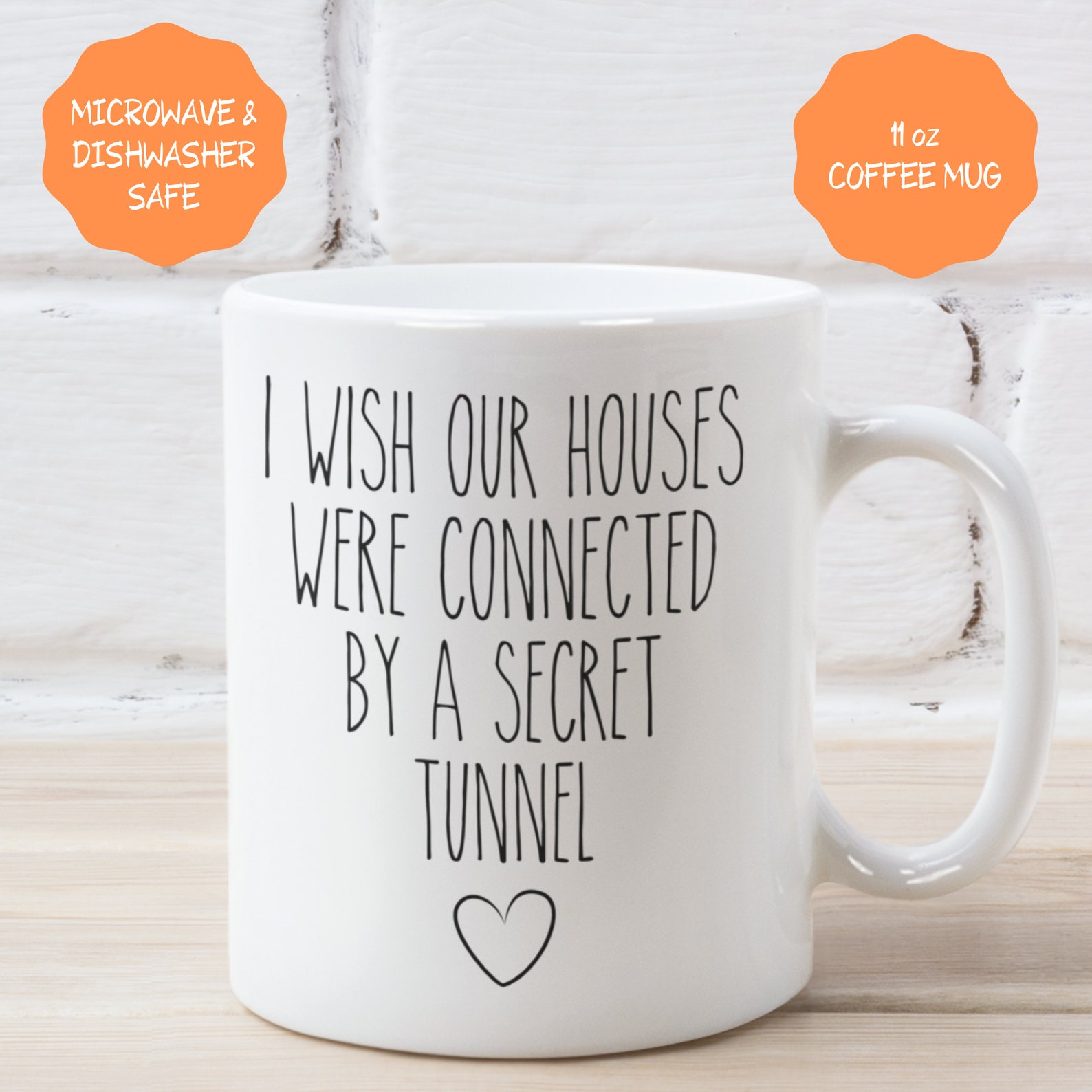 I Miss You Coffee Mug Long Distance Friendship Best Friend | Etsy