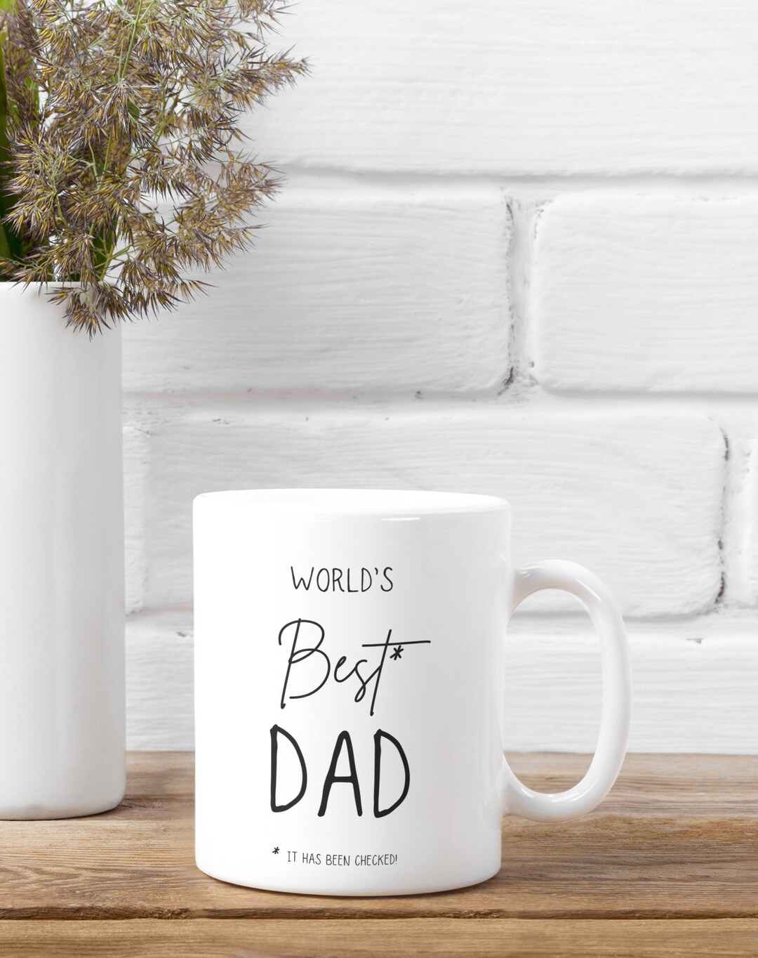 World's Best Dad Mug - World's Best Dad Coffee Mug - Father's Day Gift ...