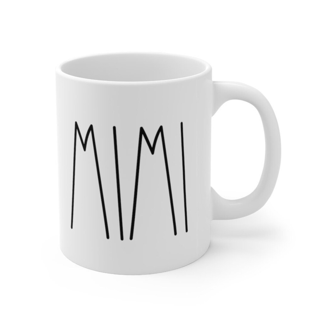 Mimi Mug Gift Rae Dunn Style Coffee Cup, Mimi Gift for Birthday Present ...