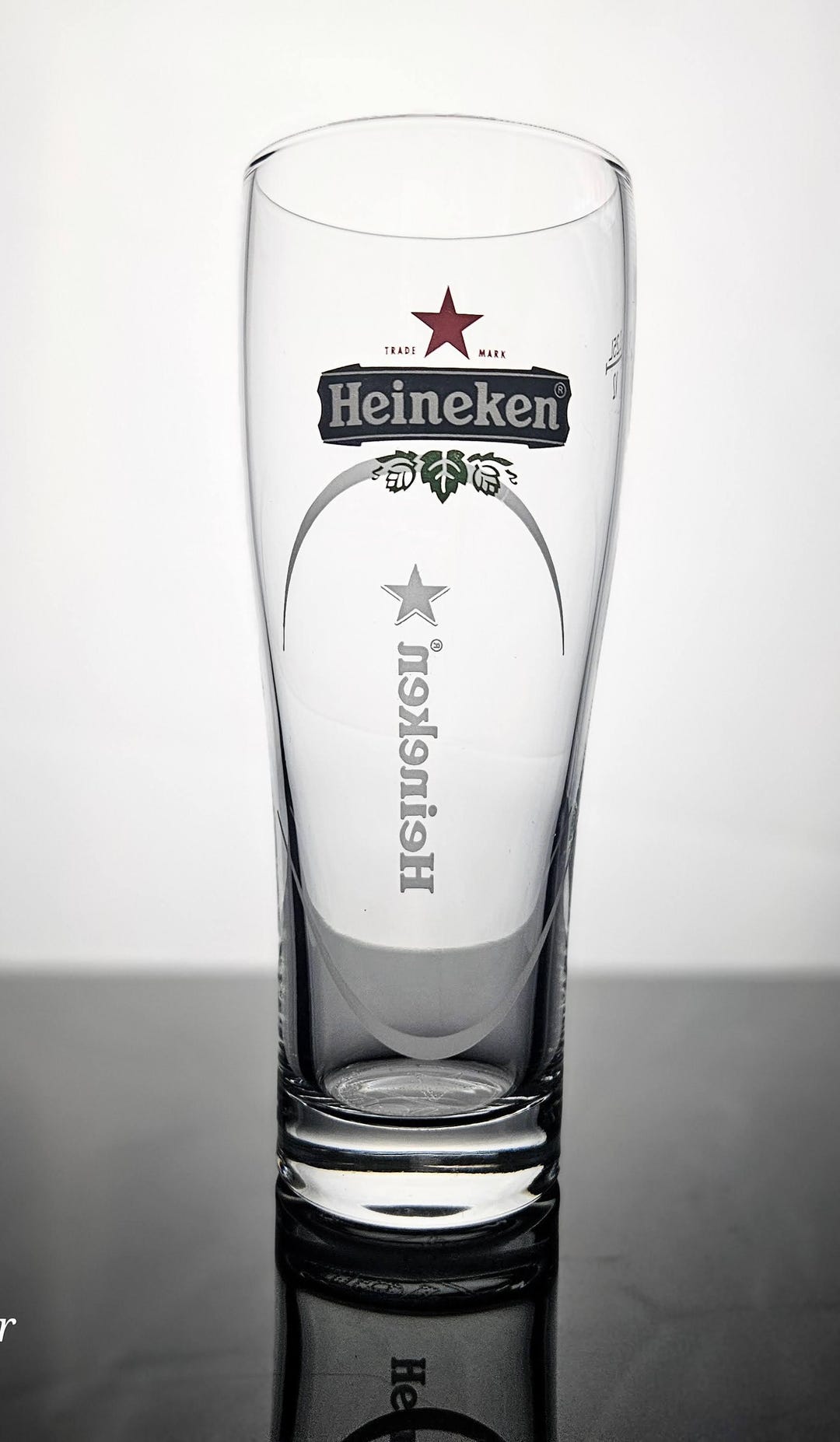 Heineken Ellipse Beer Glass Beer Glass Pint Glass Barware Barware for ...