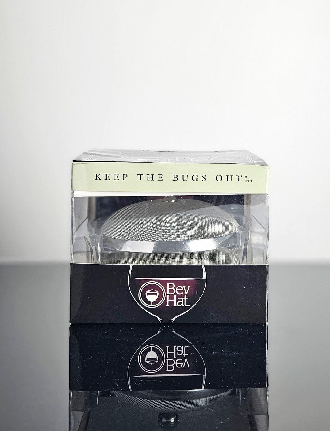 Set of 2 Bev Hat Wine Glass Cover - Picnic - Park - Beach - Wedding ...