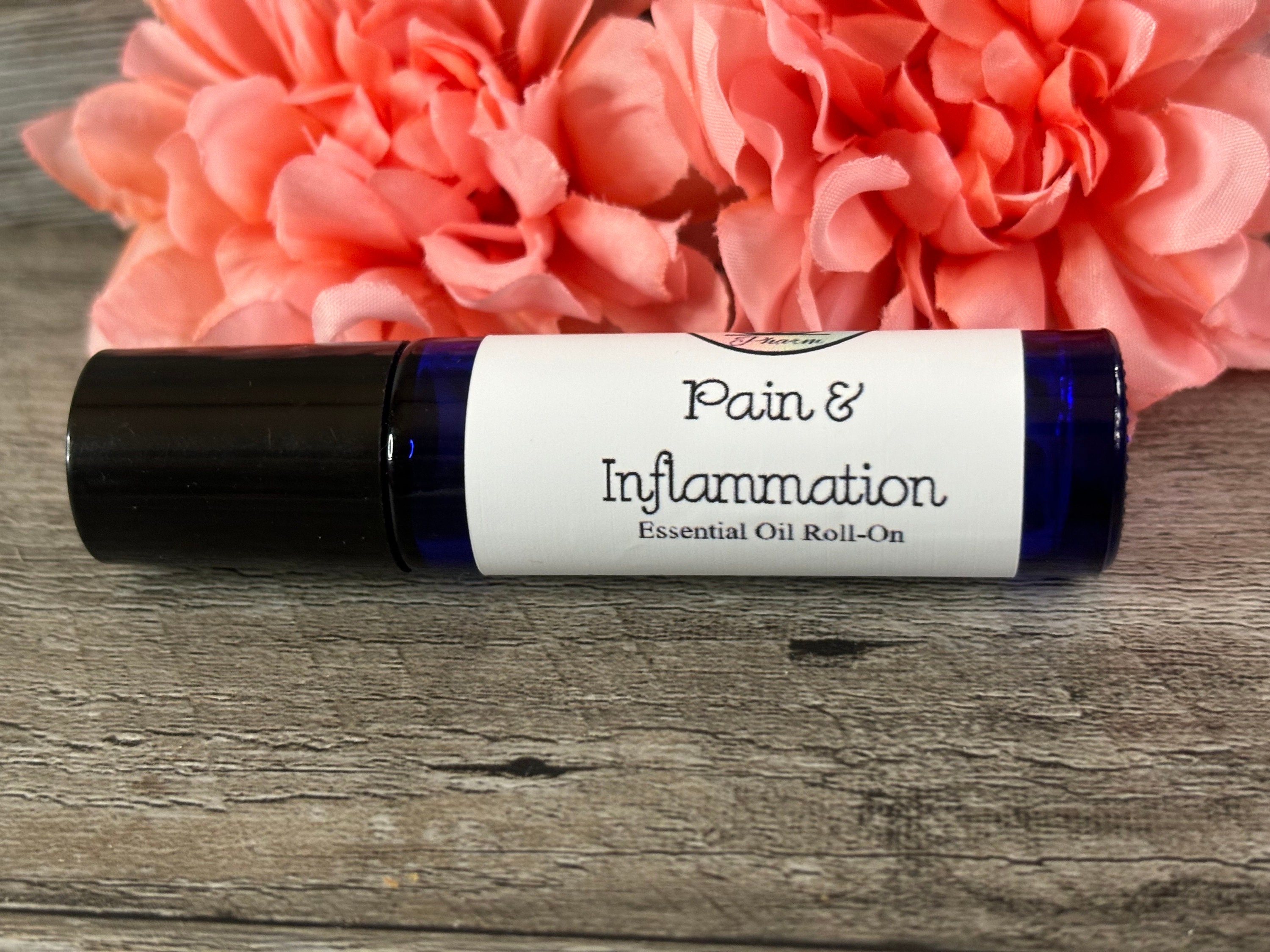 PAIN & INFLAMMATION Essential Oil Roll-on Natural Pain Relief Joint ...
