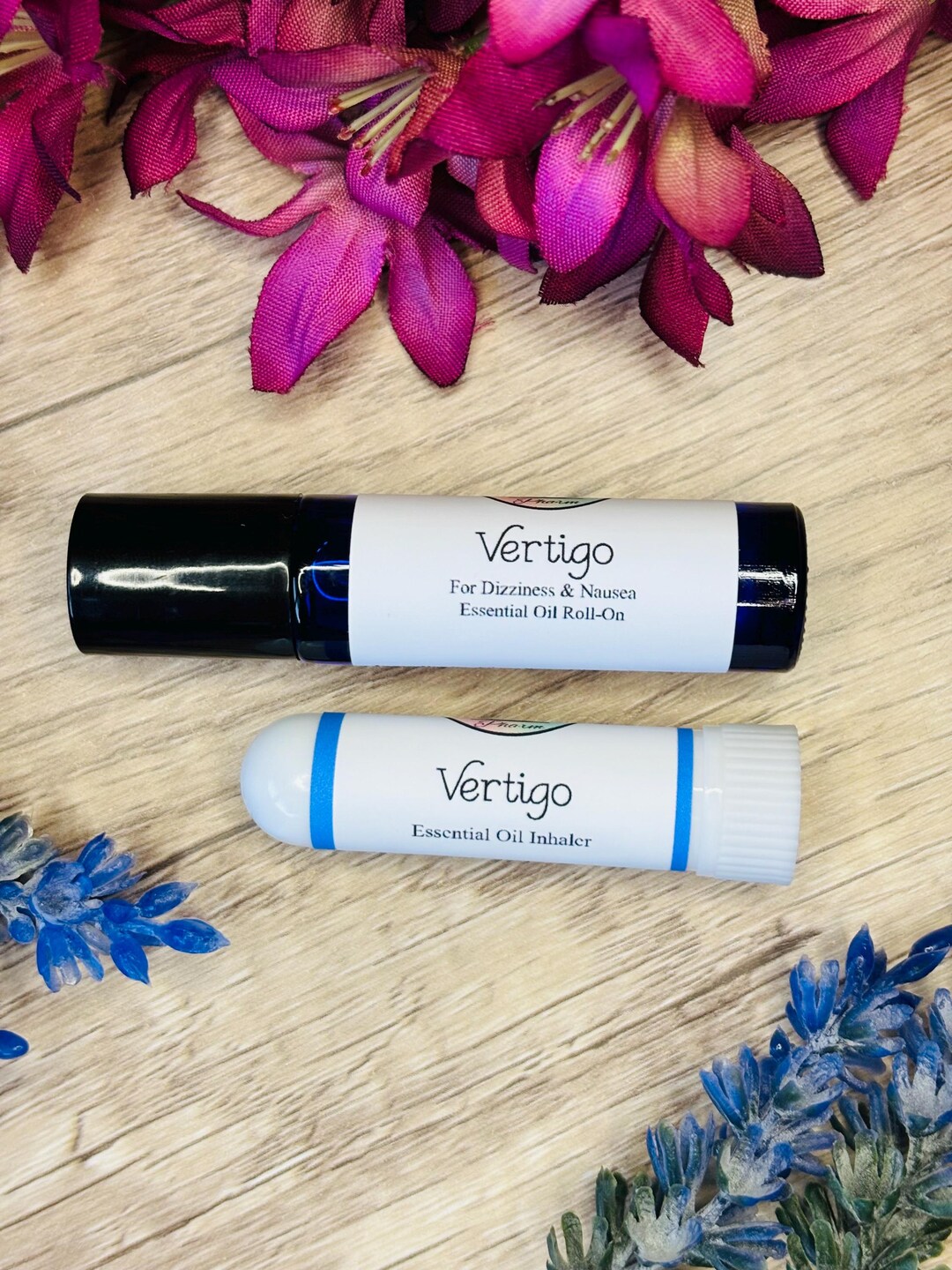 VERTIGO ESSENTIAL OIL and Inhaler Blend Dizziness & Nausea Relief Dizzy ...