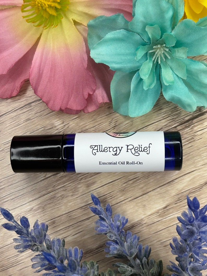ALLERGY RELIEF Essential Oil Roll-on Hay Fever Sinus Support Sneezing Relief Stuffy Nose Runny ...