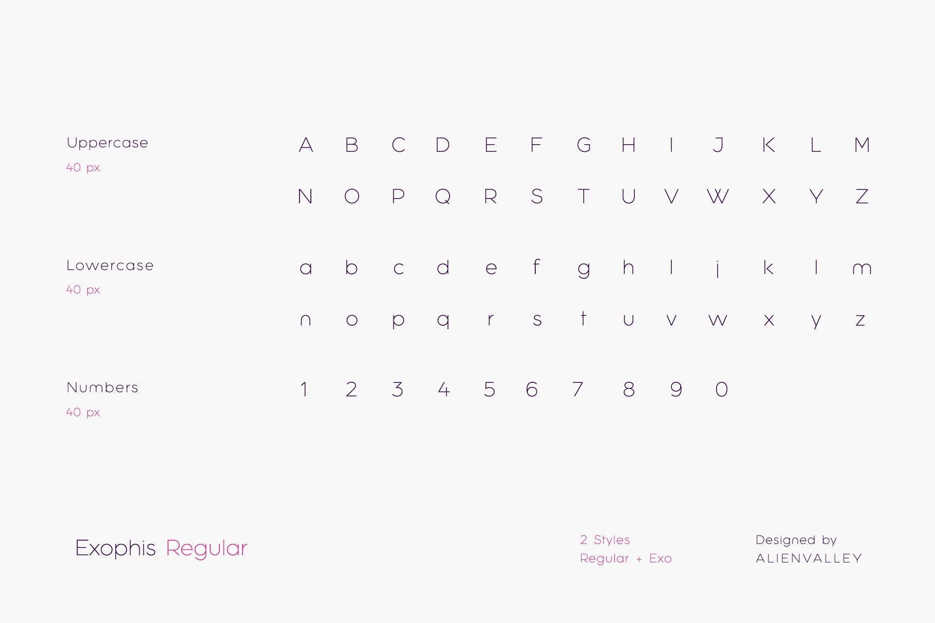 Exophis, Modern Sans Serif, Modern Font, Sans Serif Font, Sans Font ...