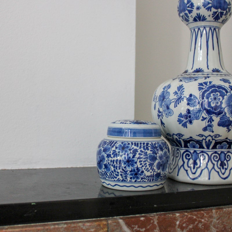 Delft Blue Planter - Etsy