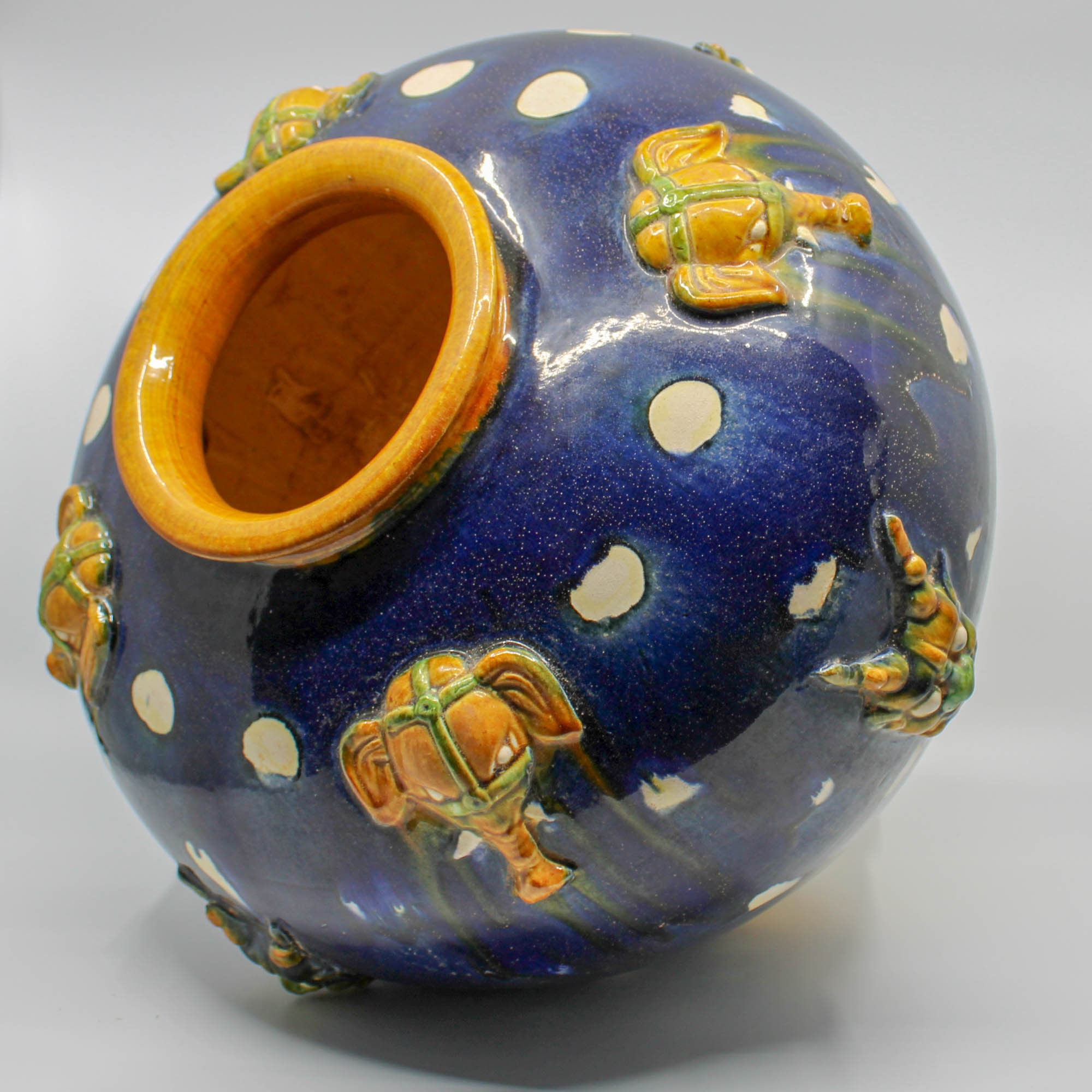 Vintage Vaas ‘olifanten & Duivels’ - Etsy