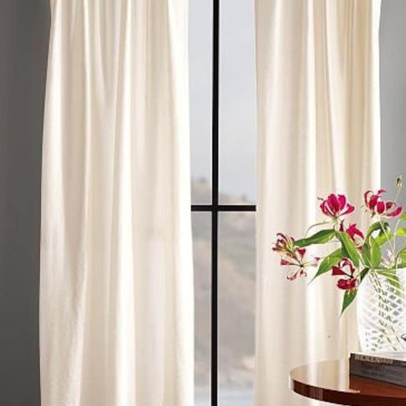 Ivory Curtain - Etsy