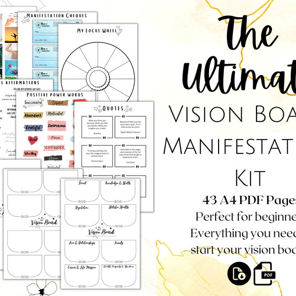 Vision Board Kit - Etsy