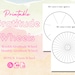 Printable Gratitude Wheels, Focus Wheel, Gratitude Journal Inserts ...