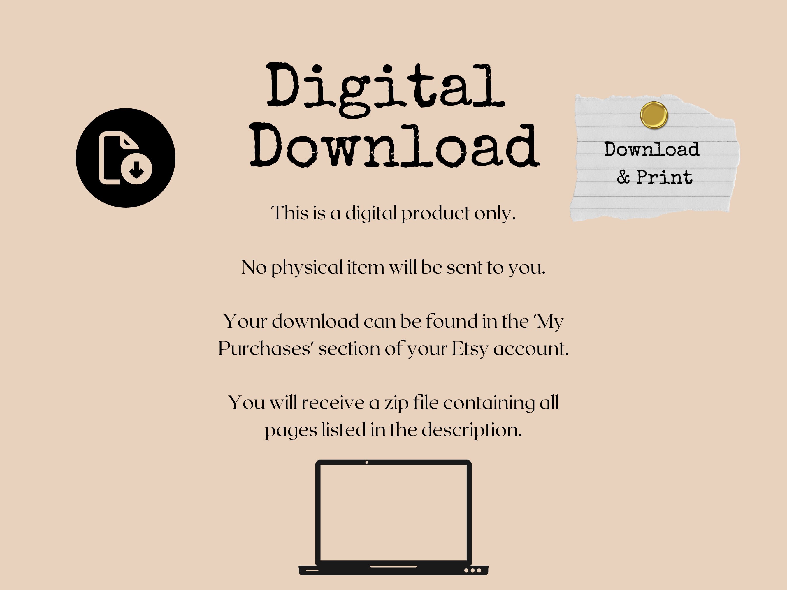 Manifestation Vision Board Template: Dream & Goal Journal (printable ...