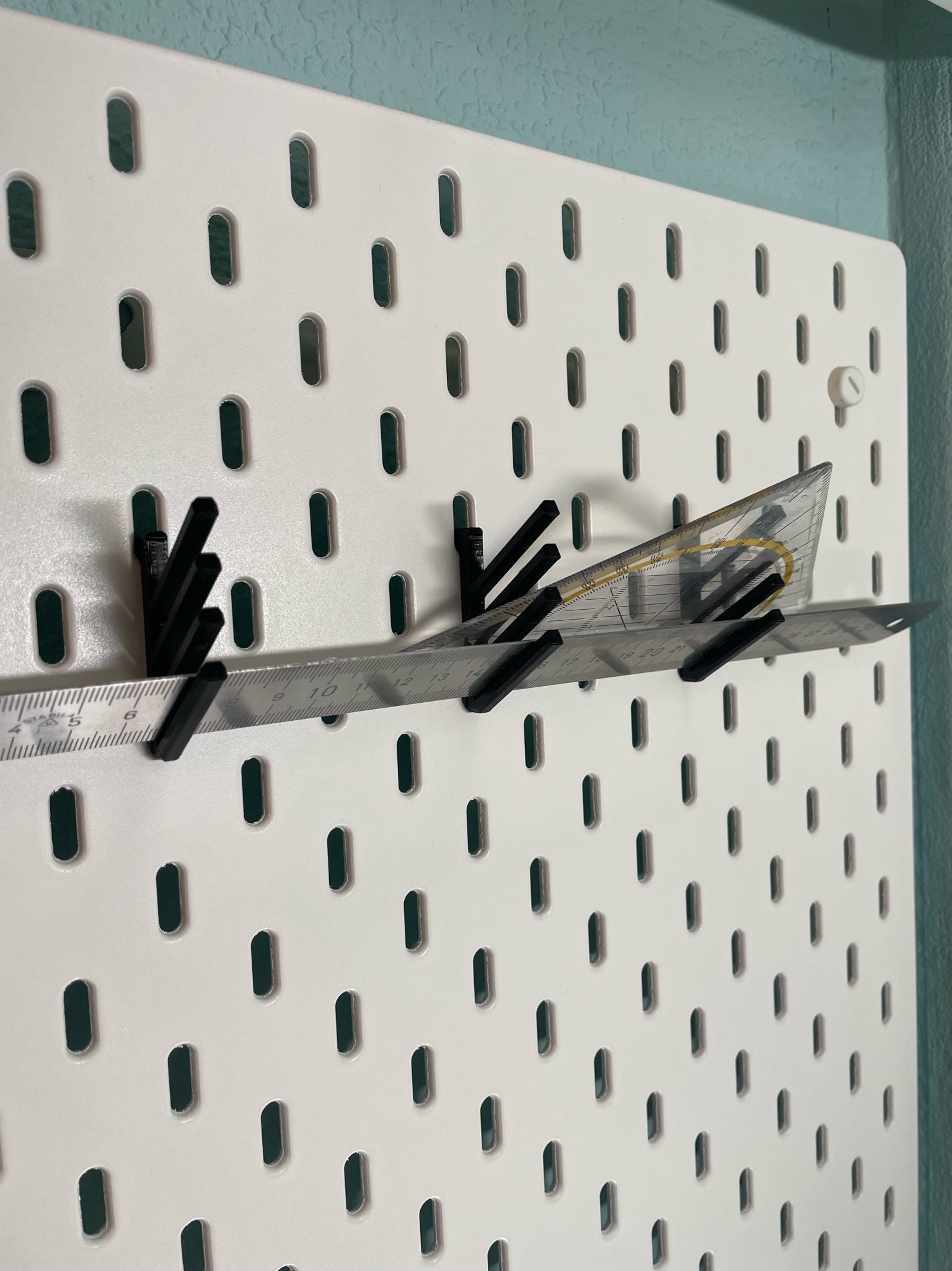 Ikea Skadis Ruler Holder - Etsy UK