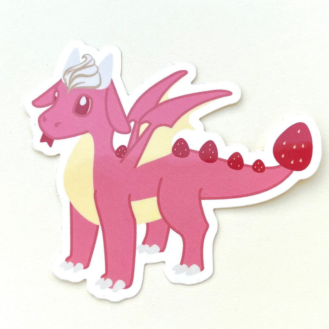 Strawberry Shortcake Dragon - Etsy
