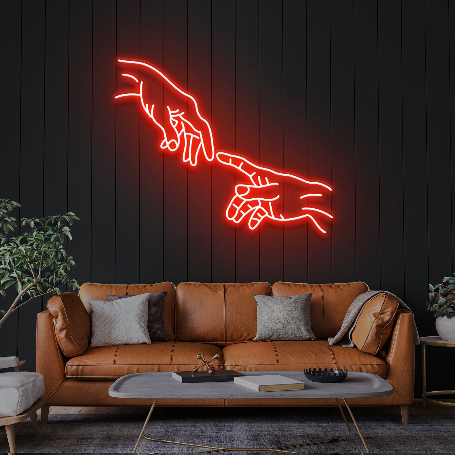 Hands of God Customized Neon Sign Neon Sign Logom Shop Board - Etsy