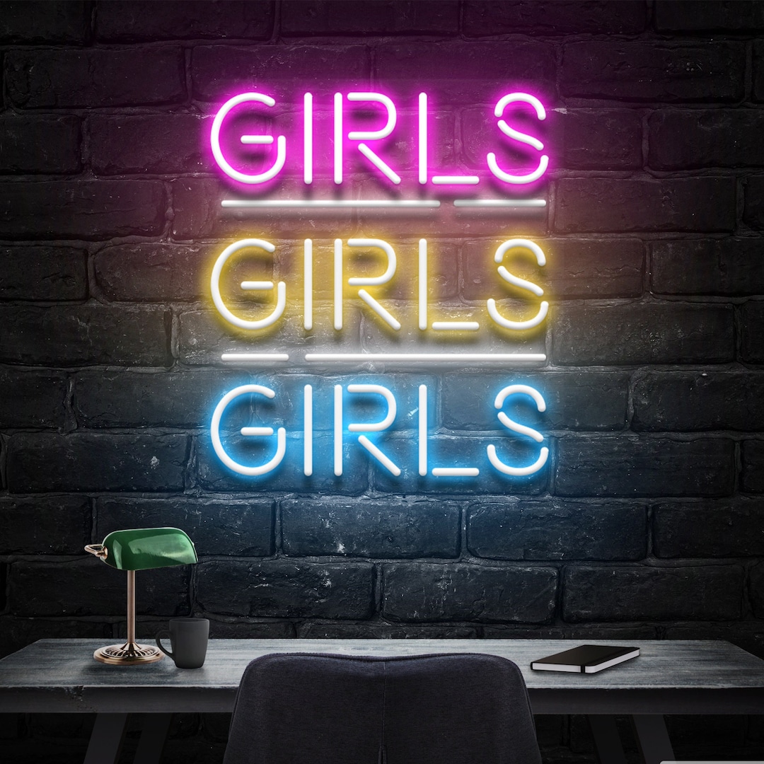 Girls Neon Sign, Custom Neon Sign, Neon Sign, Neon Sign Decor - Etsy