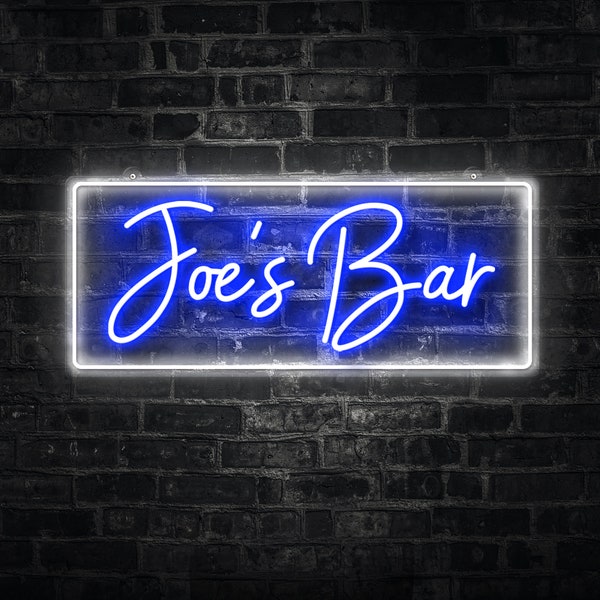 Neon Bar Sign - Etsy