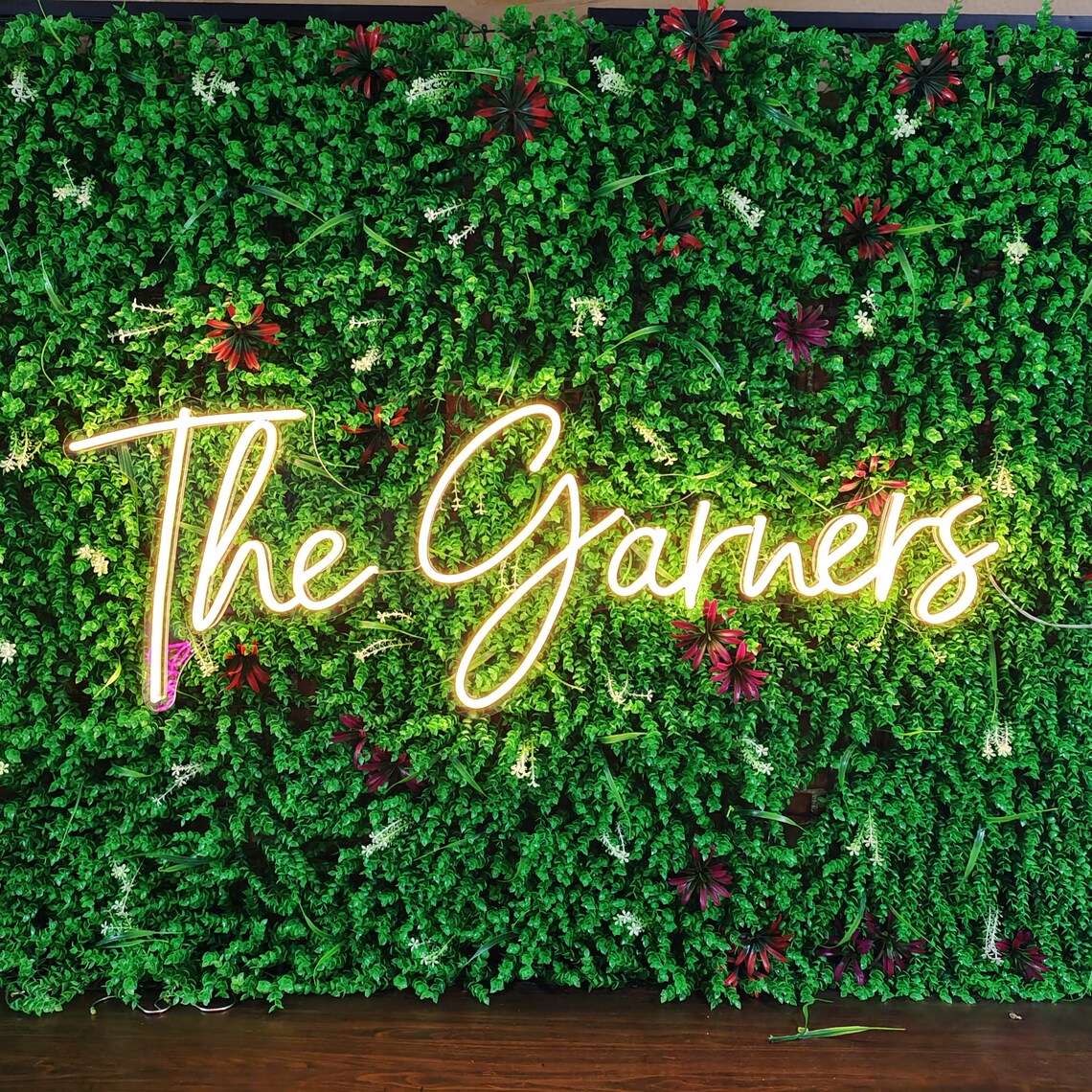 Name Neon Sign Custom Neon Sign Custom Neon Sign Wedding - Etsy