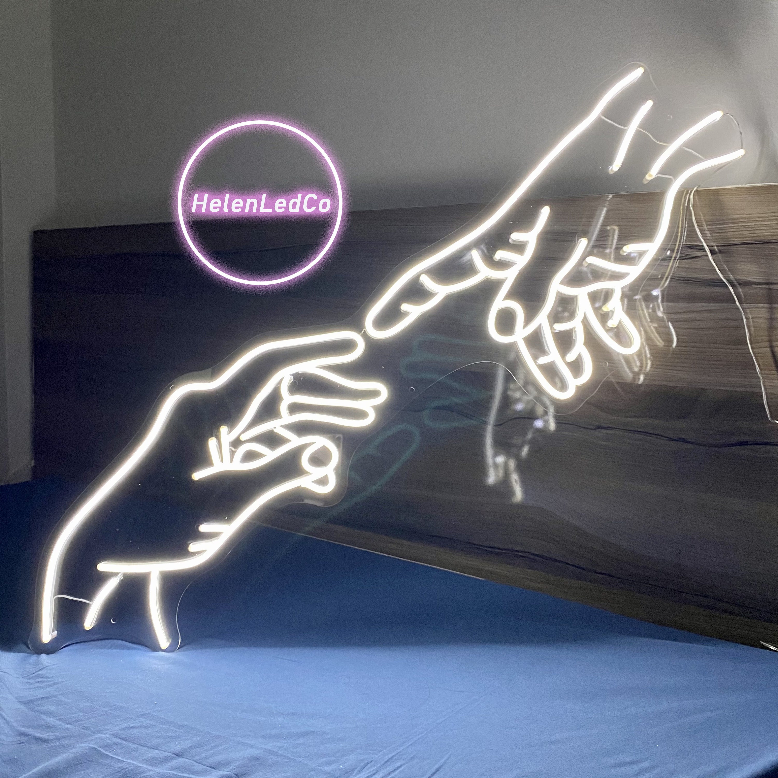 Hands of god customized neon sign neon sign logom shop board | Etsy