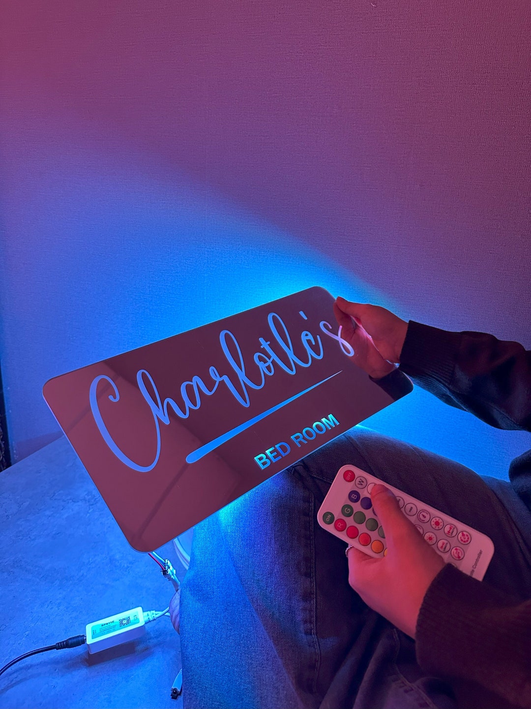 Custom Neon Name Sign Led Light Bedroom Decor for Teens, Custom Name ...