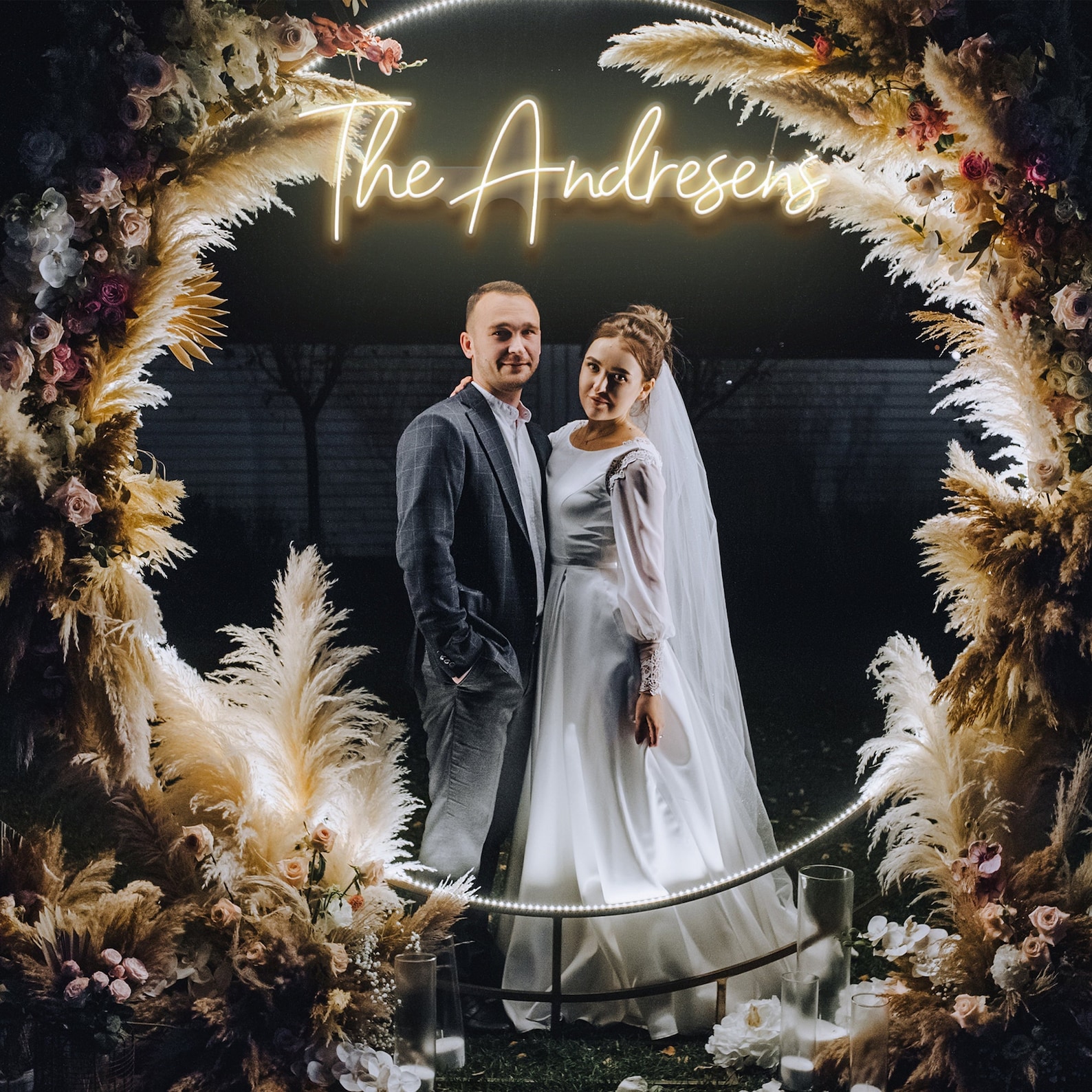 Custom NEON SIGN WEDDING Decor Neon Sign Custom Name Neon - Etsy