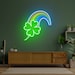 Four Leaf Clover Saint Patrick's Day Artwork Led Neon Sign Light - Etsy