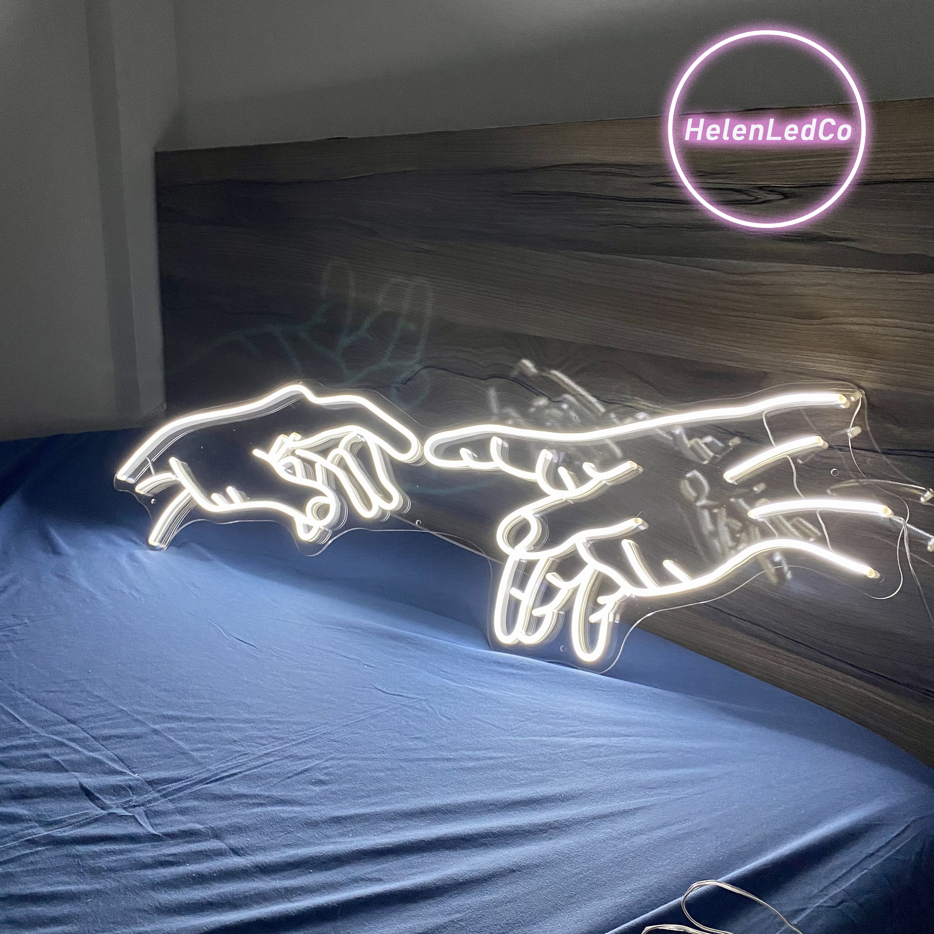 Hands of god customized neon sign neon sign logom shop board | Etsy