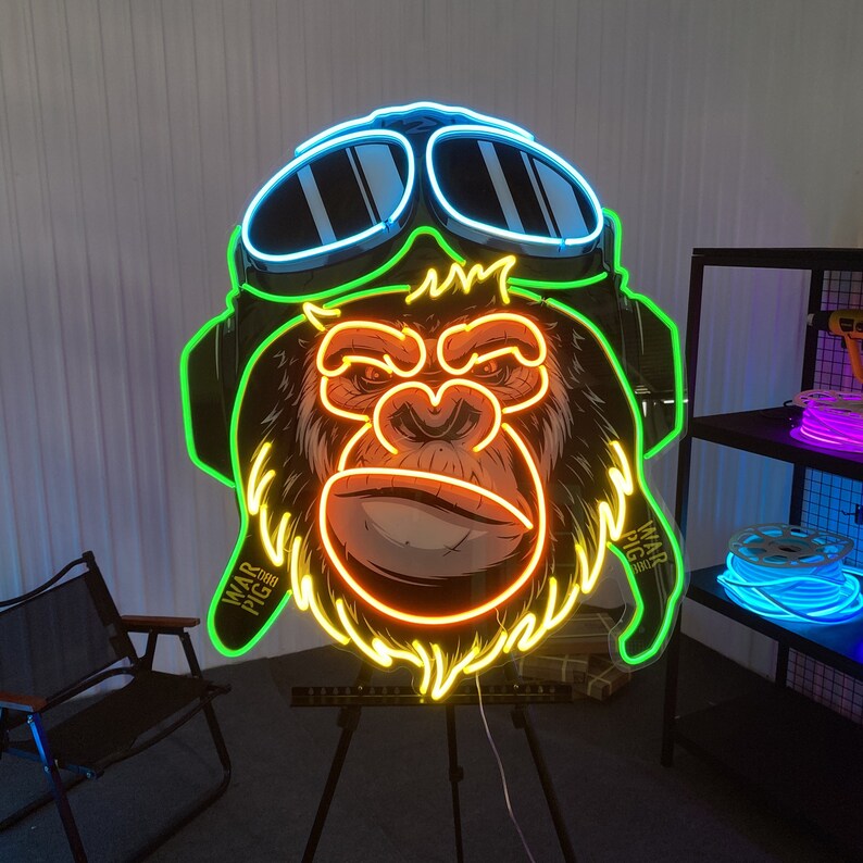 Design Your Own Neon Sign Business Logo Sign Neon Sign - Etsy