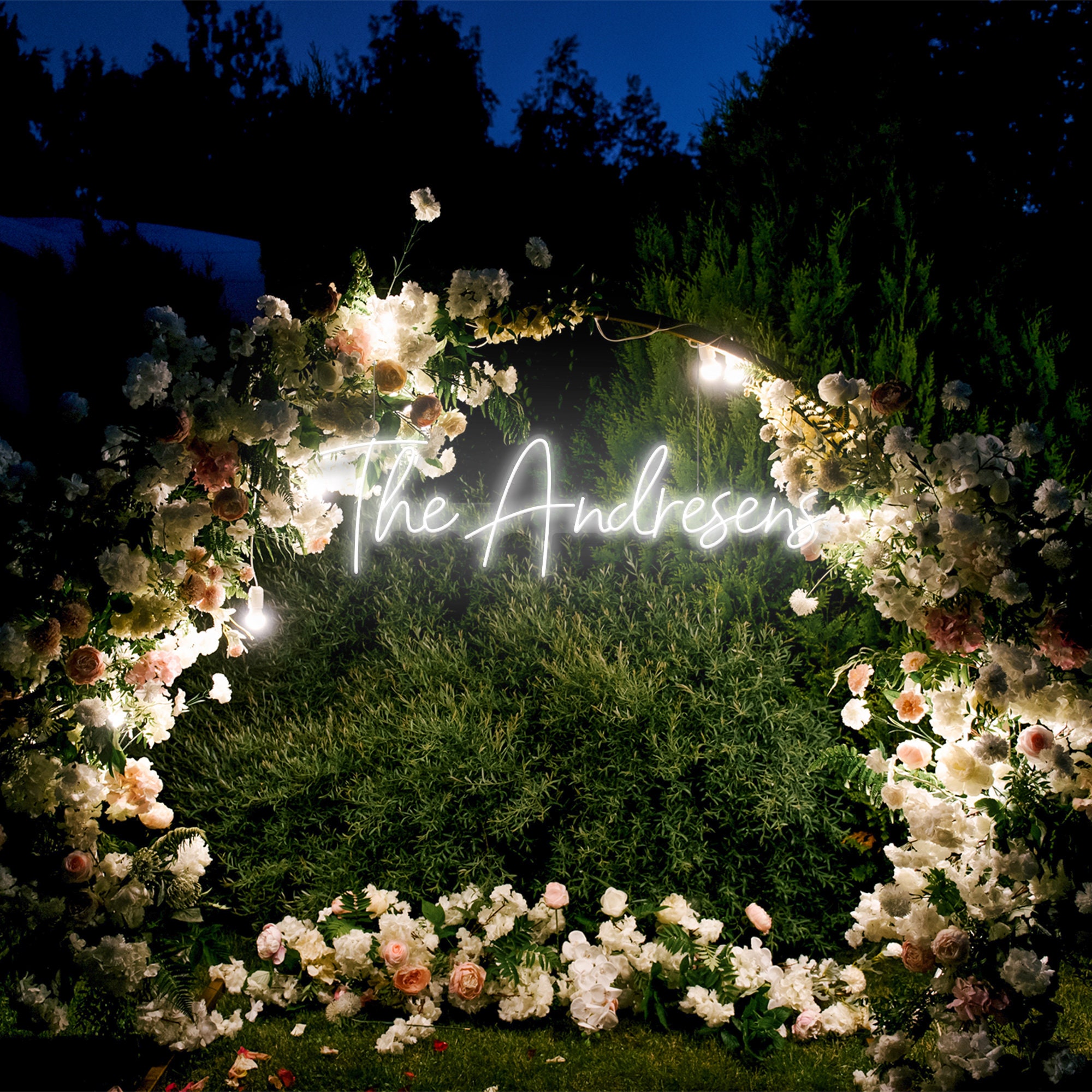 Custom NEON SIGN WEDDING Decor Neon Sign Custom Name Neon - Etsy