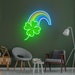 Four Leaf Clover Saint Patrick's Day Artwork Led Neon Sign Light - Etsy
