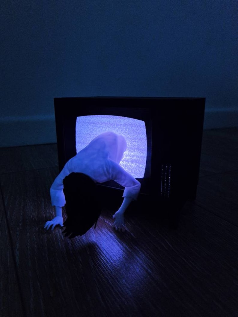 Samara/sadako TV Scene Model With Lights the Ring Movie | Etsy