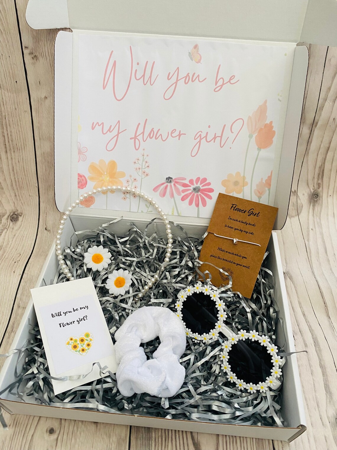 Flower Girl Gift Box - Etsy UK