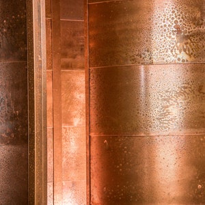 Copper Shower Co. Shower Surround Copper Shower Kit | Etsy