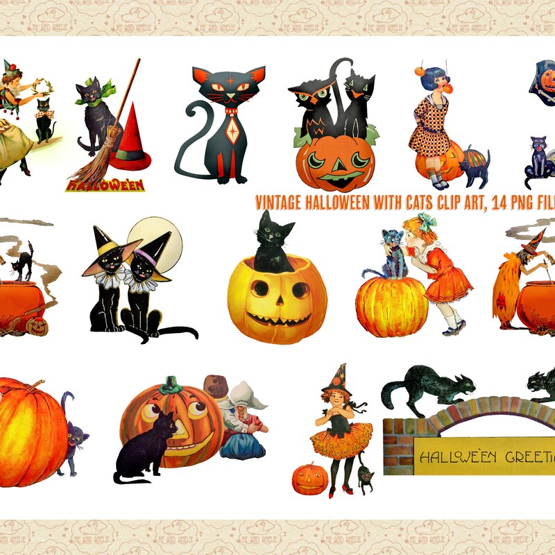 Retro Clip Art - Etsy