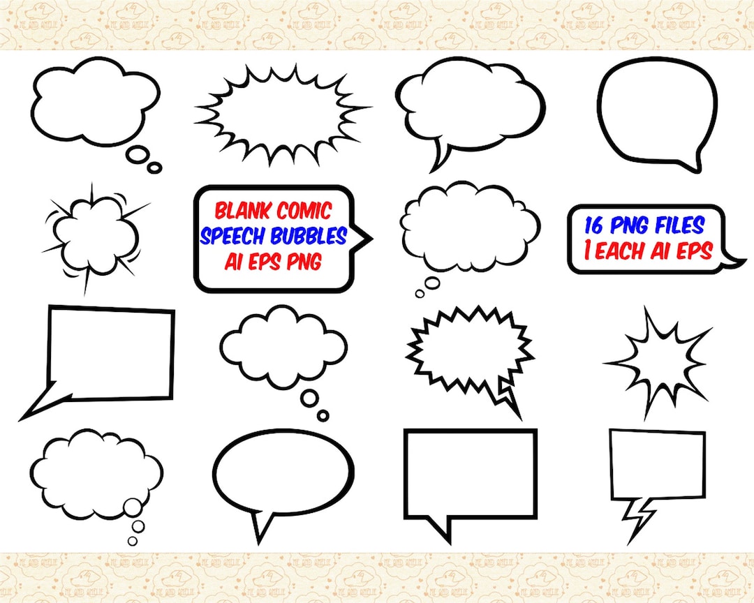 SALE, Special Price, 1.99, Superhero Comic Speech Bubbles Outlines ...