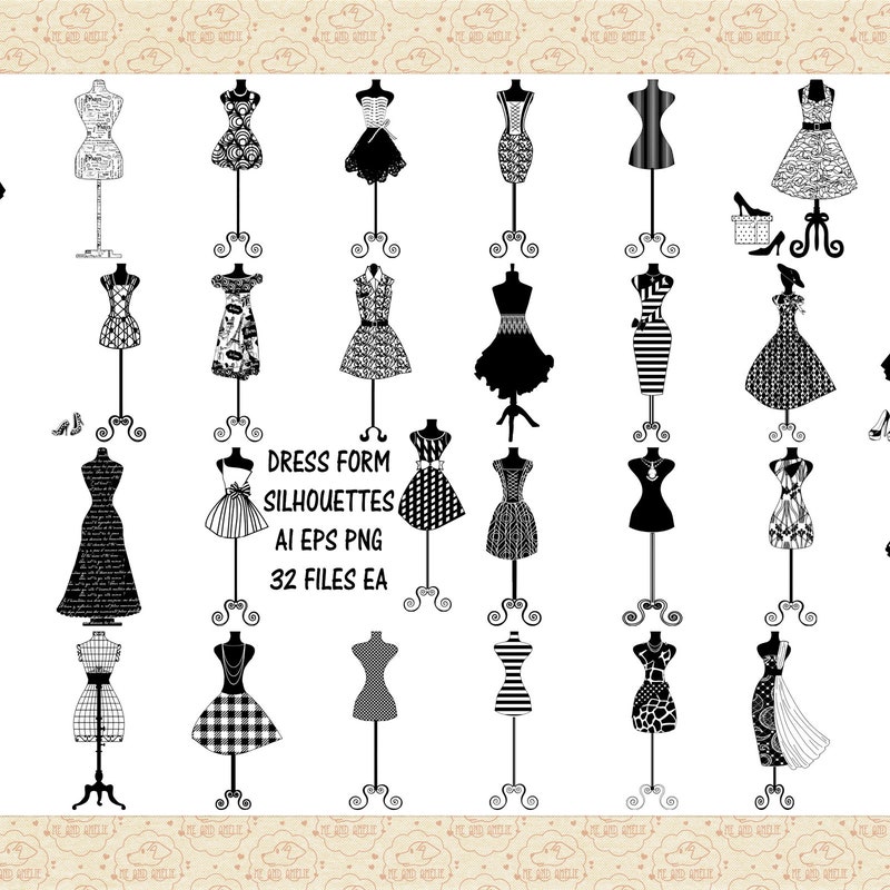 Dress Form Clipart - Etsy