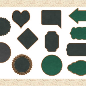 Chalkboard Labels Clip Art Labels Clip Art Chalkboard Clip | Etsy