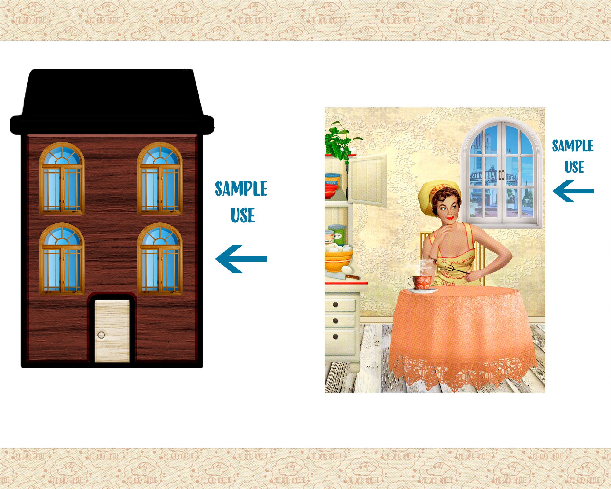 Window Clipart Set, Shutters, Curtains (PNG Files) - Etsy