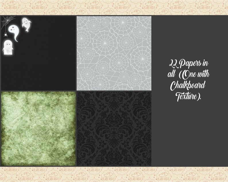 Creepy Halloween Digital Paper Megapack 22 Papers Blood - Etsy