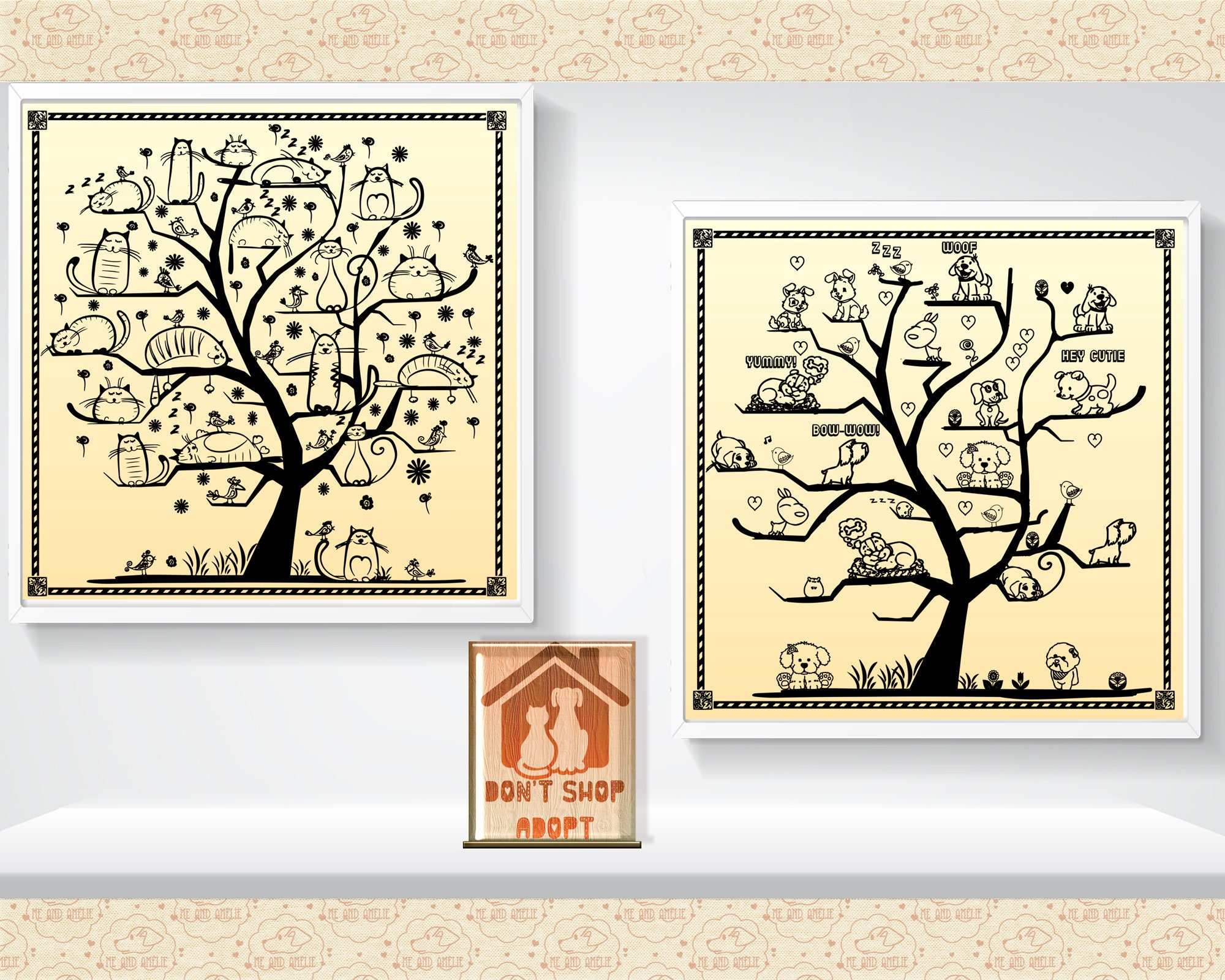 Tree of Life Silhouettes Part 2 AI vector & PNG they Are - Etsy