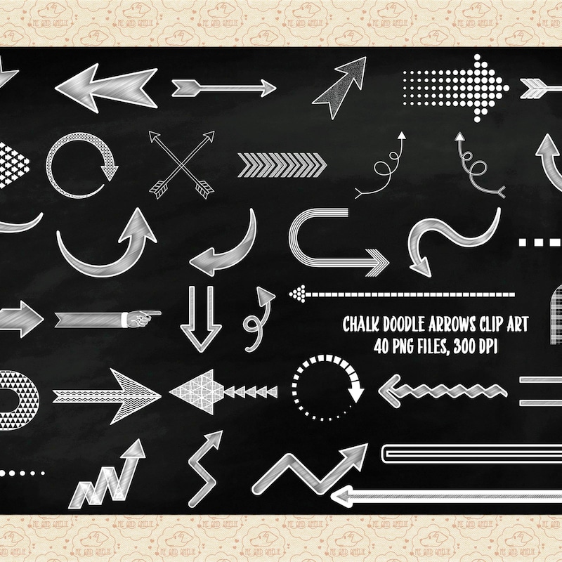 Chalkboard Clipart - Etsy